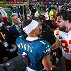 Super Bowl 2025: Patrick Mahomes snub Samaje Perine; Kansas City Chiefs