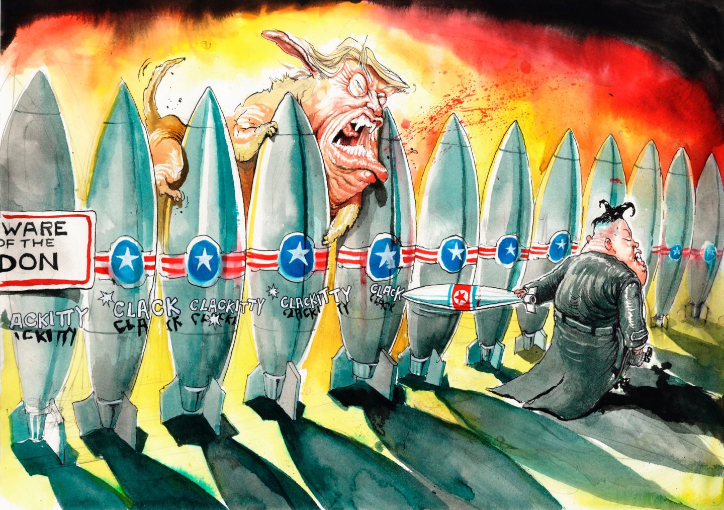 The Trump presidency in cartoons