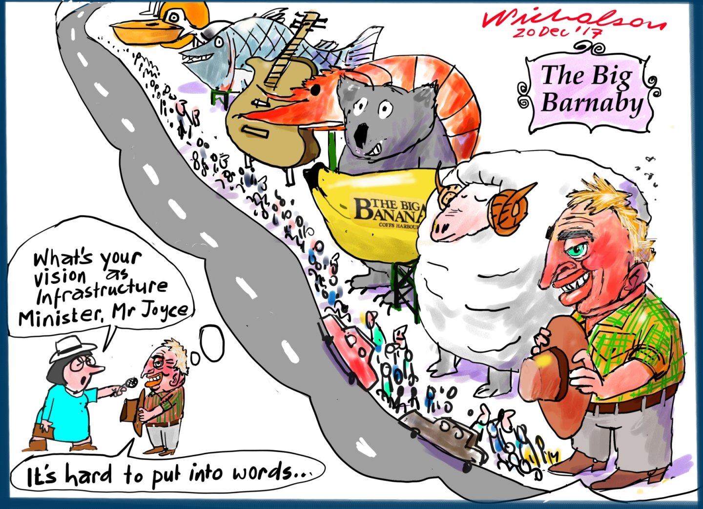 Peter Nicholson's cartoons