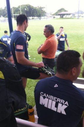 Chicka drops in to inspire Furner's troops