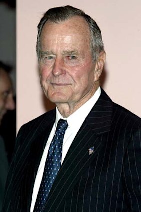 Former president George Bush Sr in intensive care