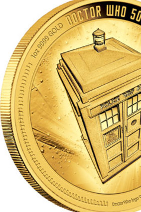 Doctor Who gets gold coin tribute from Perth Mint