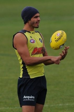 Jeff Garlett is working hard to return to Carlton's senior side