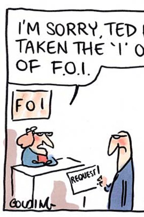 Baillieu does a Brumby on FOI