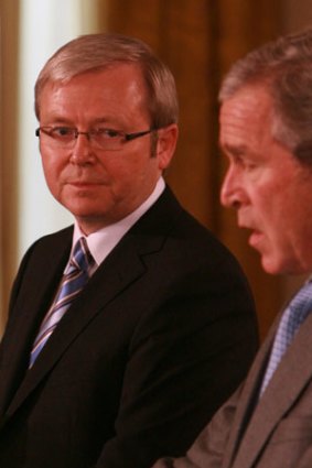 Rudd pressed on Bush call