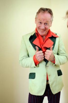 Slow return to showbiz after ladder fall