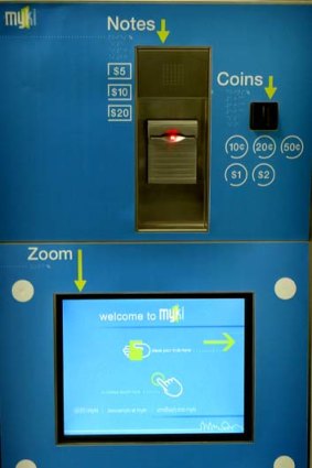 Myki vending machines scrapped from trams