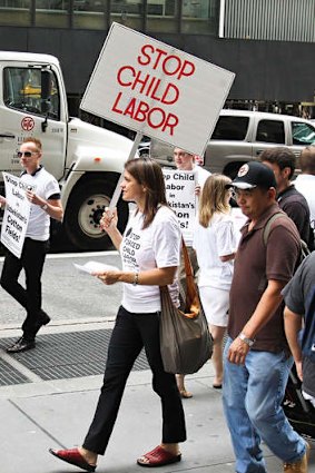 Child labour out of the wardrobe