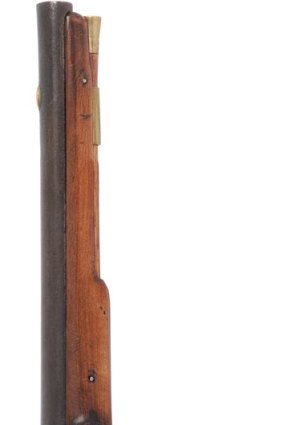 Captain Cook's pistol locked and loaded