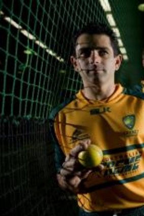 ACT Rockets players Vinesh Bennett and Matthew Floros in Australian ...