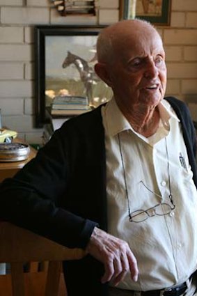 Australia's oldest jockey Edgar Britt celebrates 100th birthday