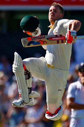 David Warner lets his bat do the talking