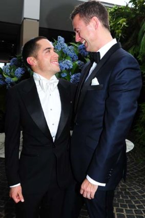 Grooms the best men at Symond nuptials