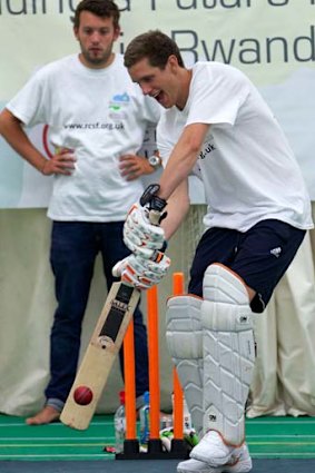 Briton bats for 26 hours in world record bid