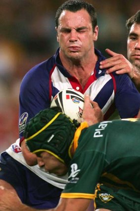 Former Roosters hardman Adrian Morley sidelined with double vision