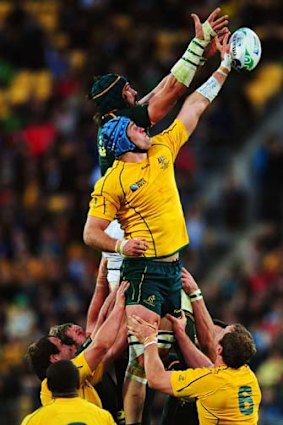 Great defenders: Wallabies charge into semi-final