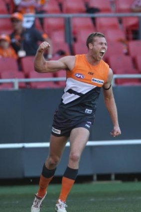 GWS Giants ruckman Jonathan Giles could be headed back to Adelaide