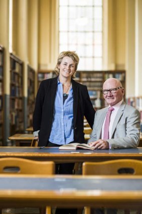 Two of us: Emma McEwin and Geoff Goodfellow