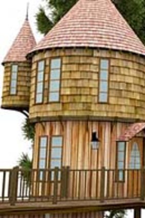 Hogwarts tree houses for author's children