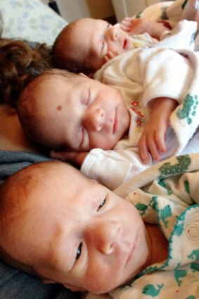 When good things come in threes: Aussie becomes father of identical ...