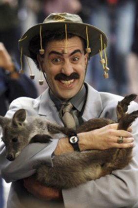 Borat actor tricks military