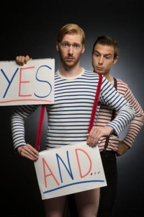 Spontaneous comedy finds giggles in novelty