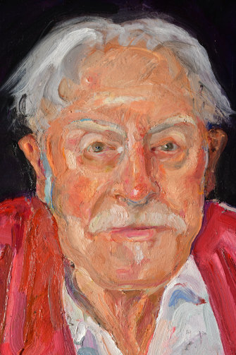 Peter Wegner self-portrait at 100