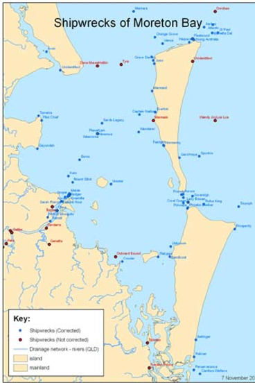 Queensland shipwrecks expose their secrets