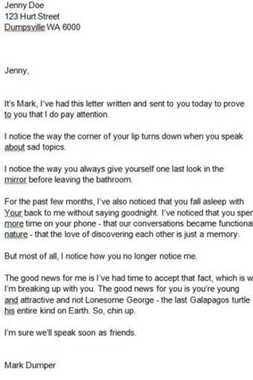 How to 'write off' a relationship: Perth company will break up for you