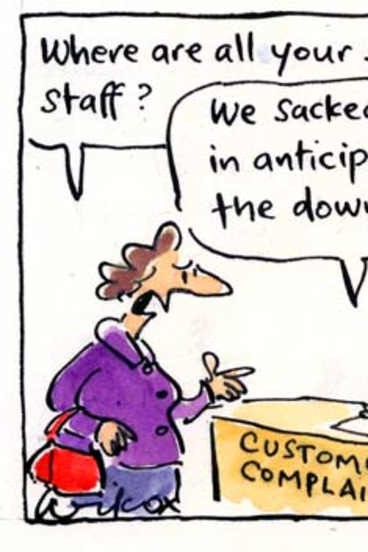 Grumpy customers enraged by bad service