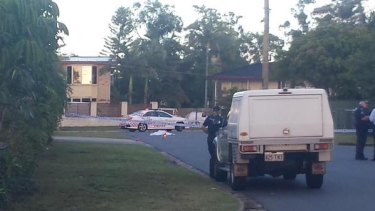 Police hunt 'dangerous' offender over Logan Central stabbing death