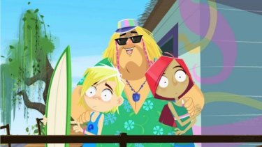 Voice of Rove McManus fires up Monster Beach movie screening on Cartoon ...