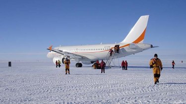 Frozen $46m runway melting