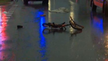 Boy, 8, dies after being struck by a car while riding bike during storm