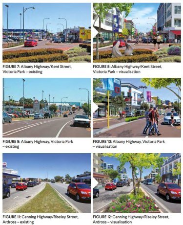 Central Perth development plan includes eight new bridges, much bigger ...