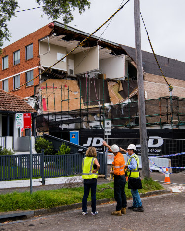 Crows Nest building collapse: SafeWork to probe apartment block ...