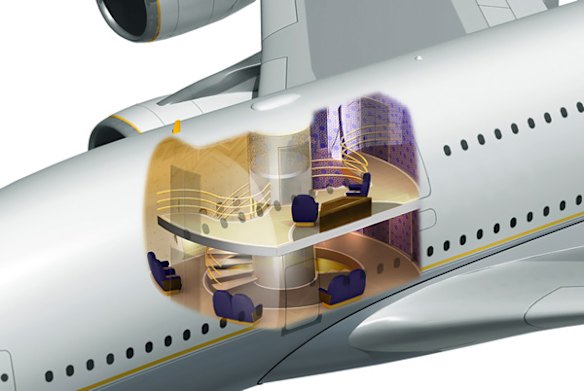 Inside the luxury private A380