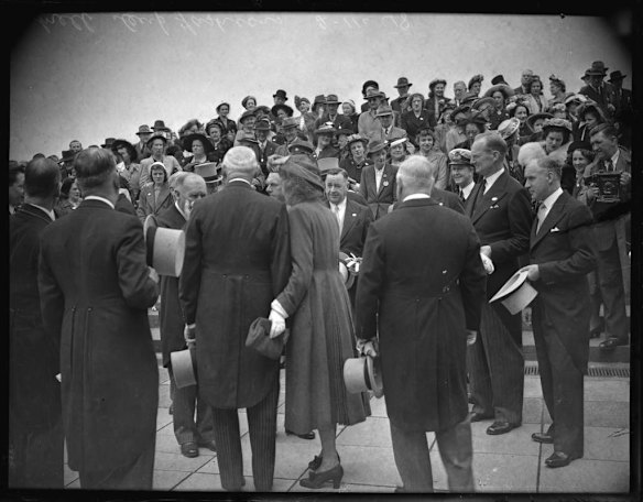 History of the members' grandstand at Flemington Racecourse