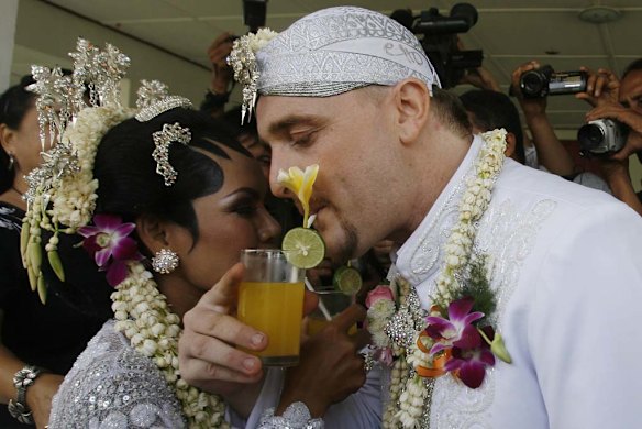 Martin Stephens' Bali prison wedding