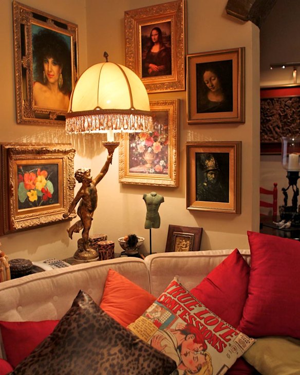 Inside performer Maria Venuti's home