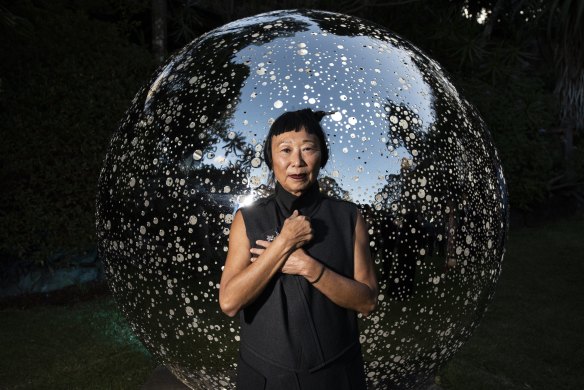 Lindy Lee shows latest artwork in Woollahra