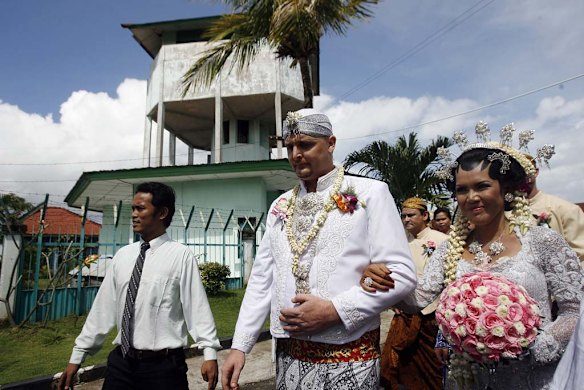 Martin Stephens' Bali prison wedding