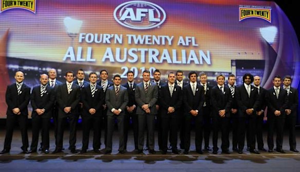 2010 All-Australian presentation