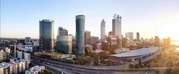 Futuristic design for Perth’s west end revealed, but court fight with ...