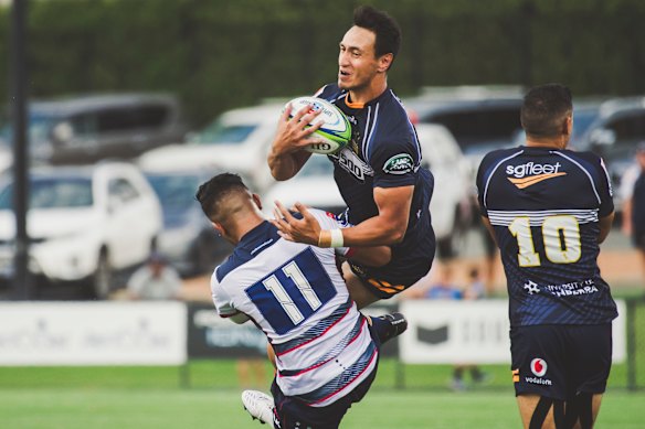 Trim Kuridrani scores hat-trick in Brumbies trial win against Rebels