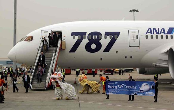 Dreamliner takes flight