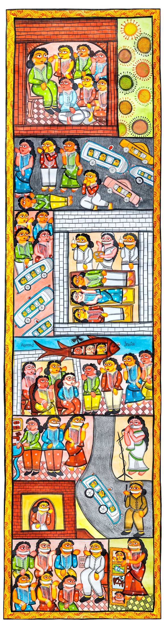 While the rest of us bake, artists are making sense of COVID