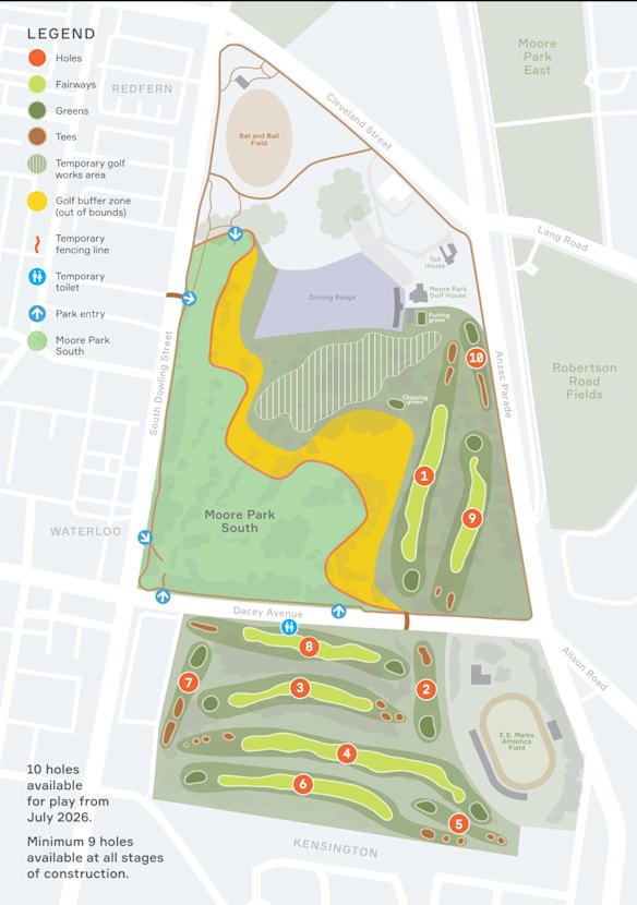 Moore Park golf course changes: What to know about the transition to a ...