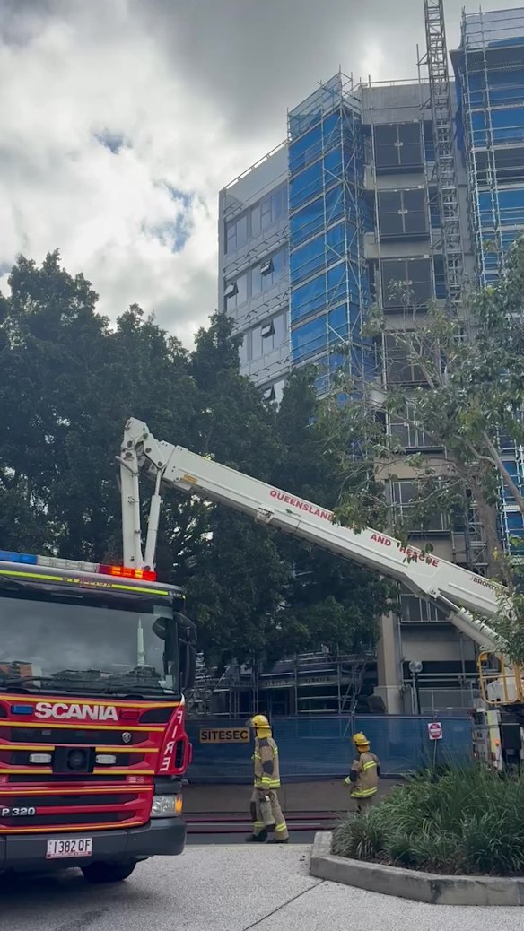 Milton fire: Person rescued from seven-storey building in Brisbane’s ...