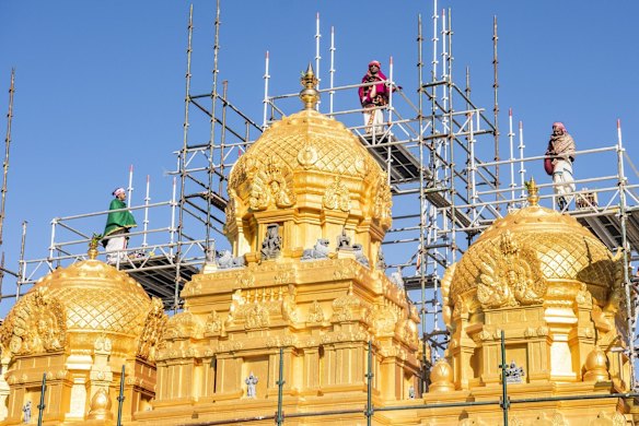 Maha Kumbhabhishekam ceremony at Sri Venkateswara Temple, Helensburgh